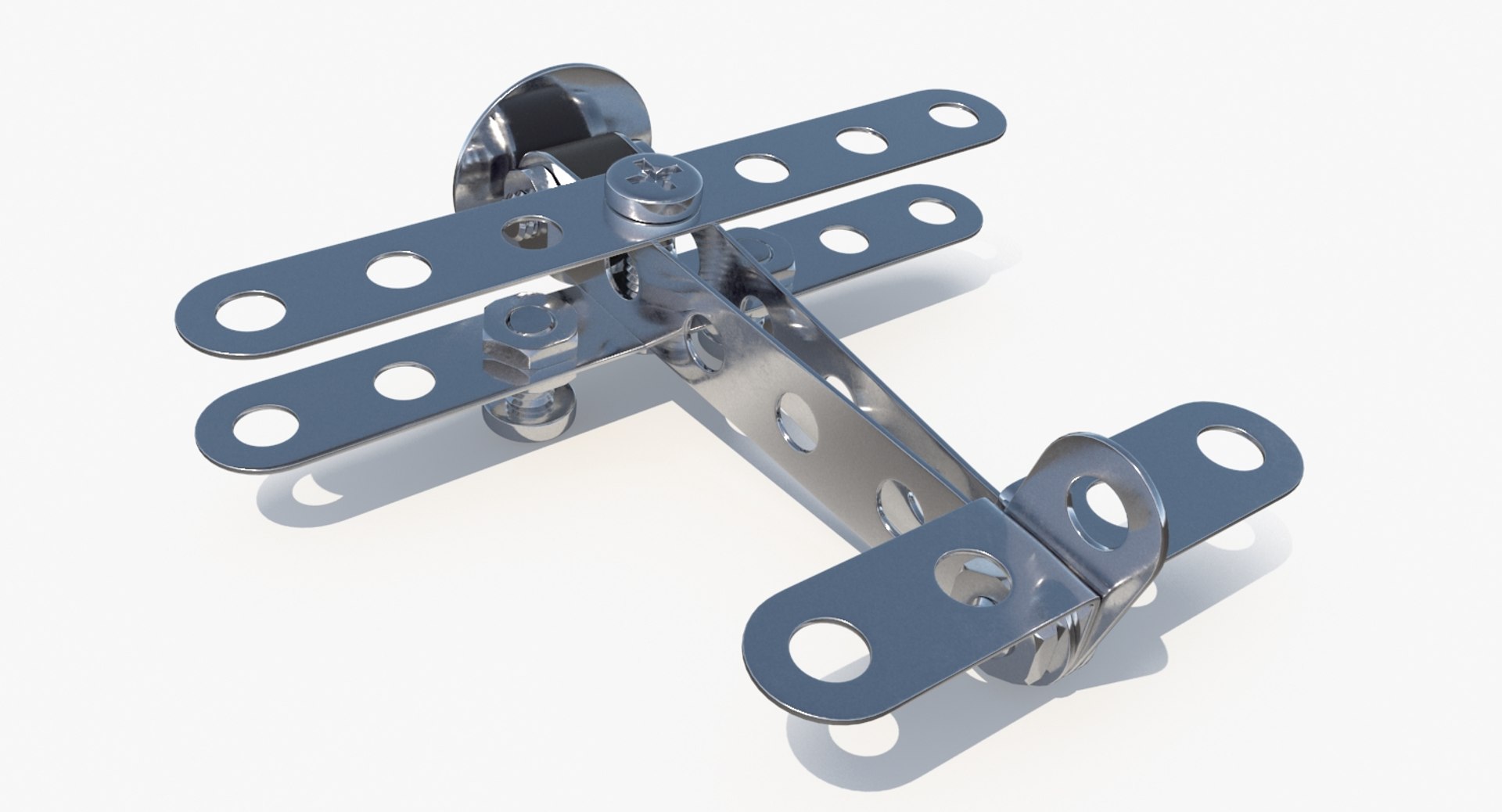 Airplane Metal Kit 3D Model - TurboSquid 1334292