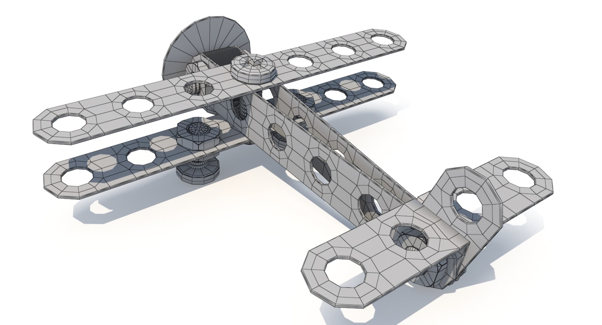 Airplane Metal Kit 3D Model - TurboSquid 1334292