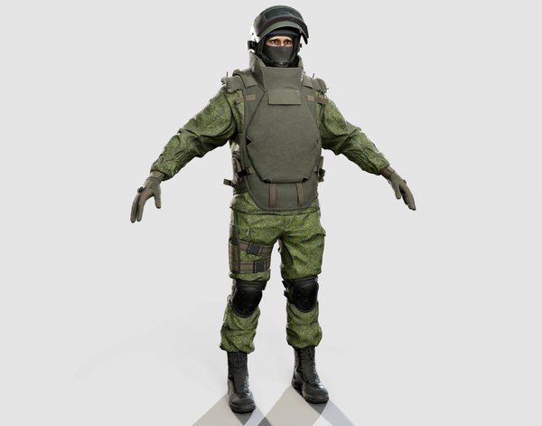 Soldier spetsnaz russian 3D model - TurboSquid 1697191