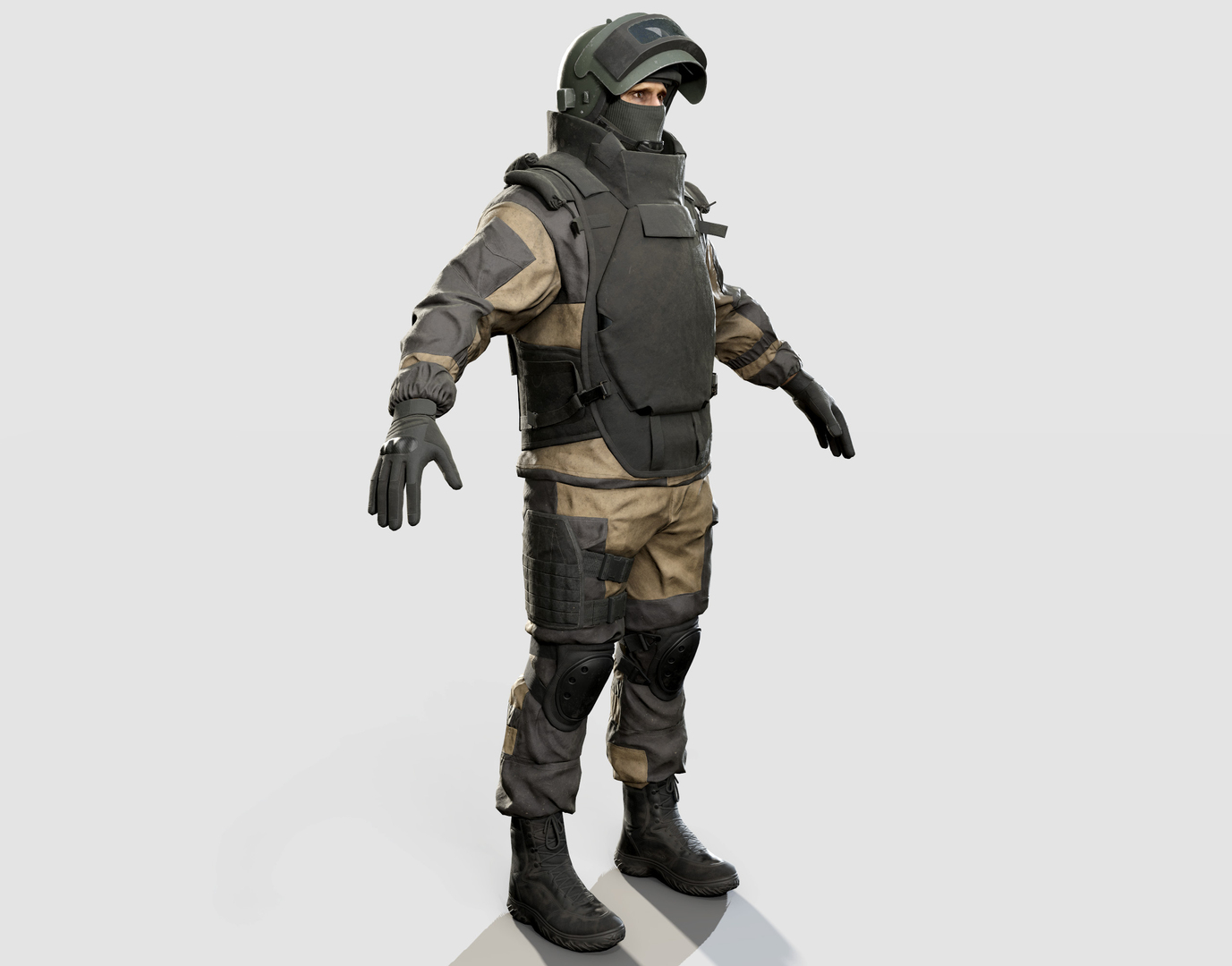 Soldier spetsnaz russian 3D model - TurboSquid 1697191