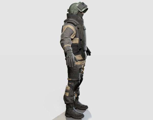 Soldier spetsnaz russian 3D model - TurboSquid 1697191