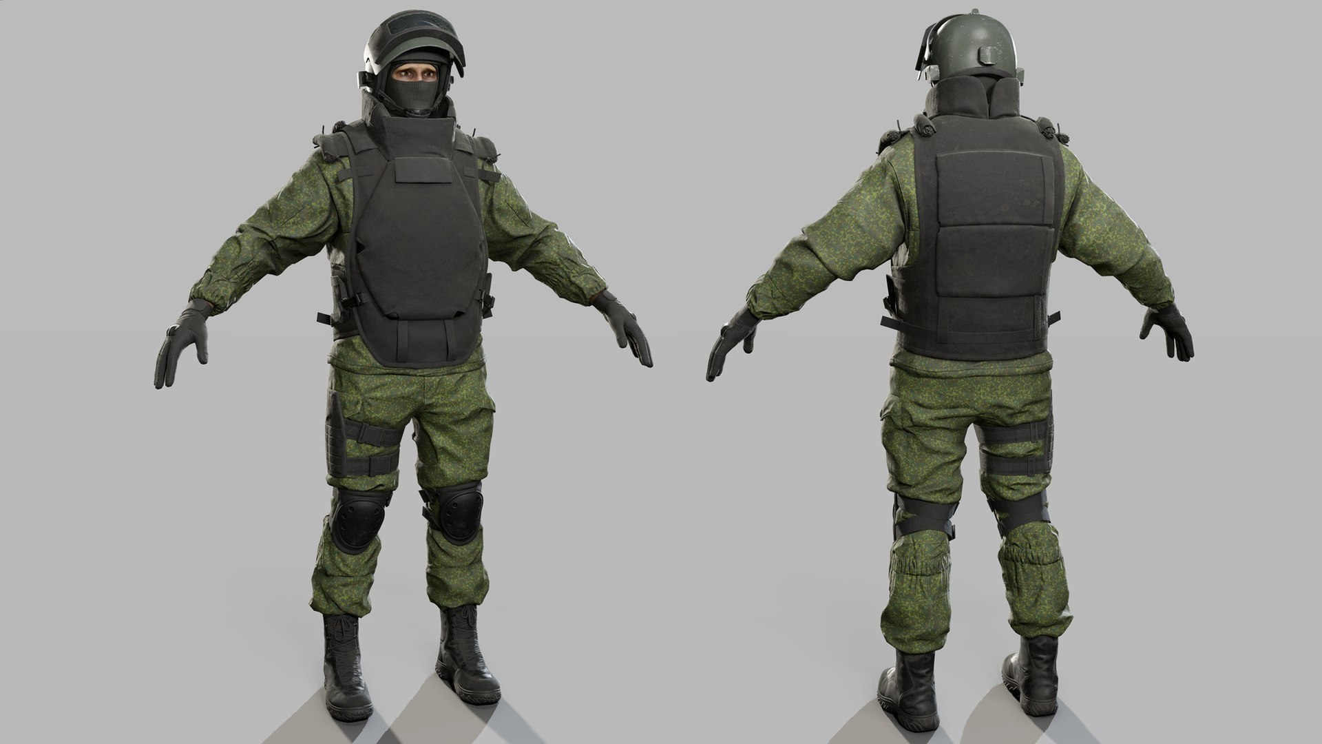Soldier Spetsnaz Russian 3D Model - TurboSquid 1697191