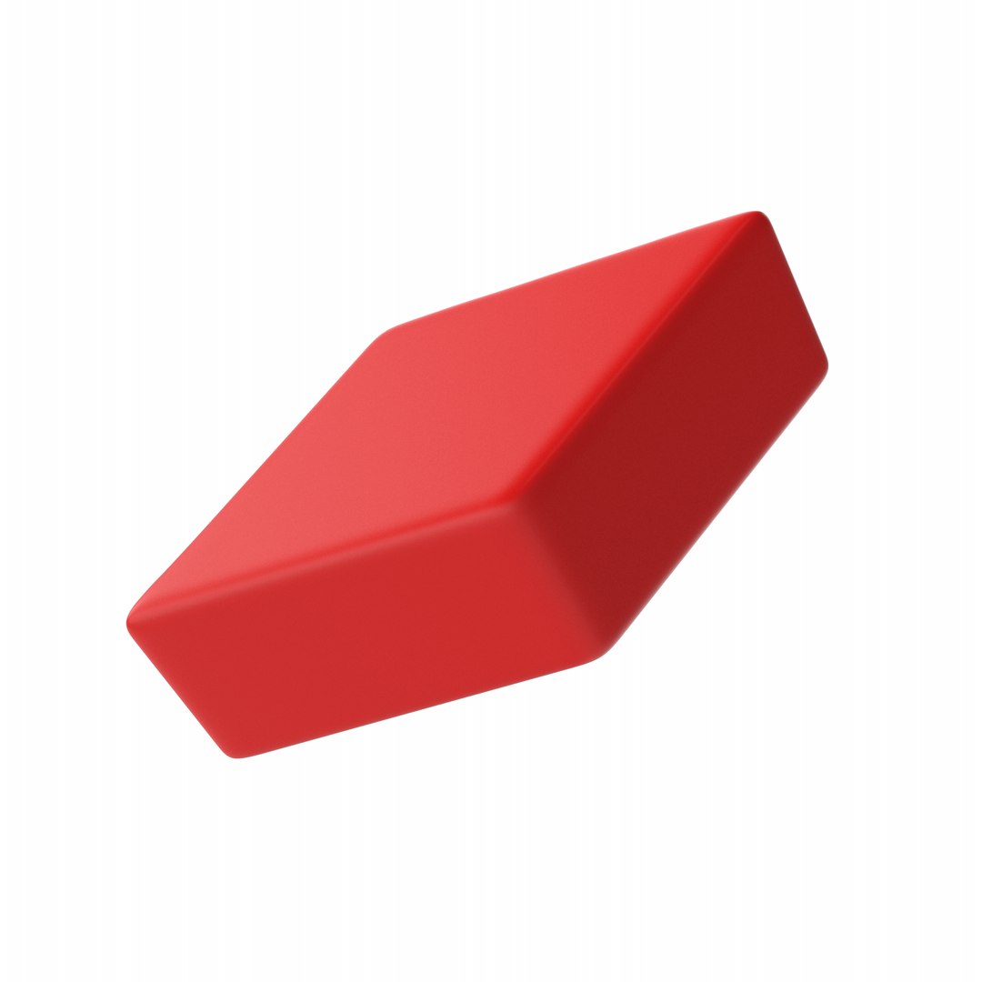 Red Rhombus 3D - TurboSquid 1911807
