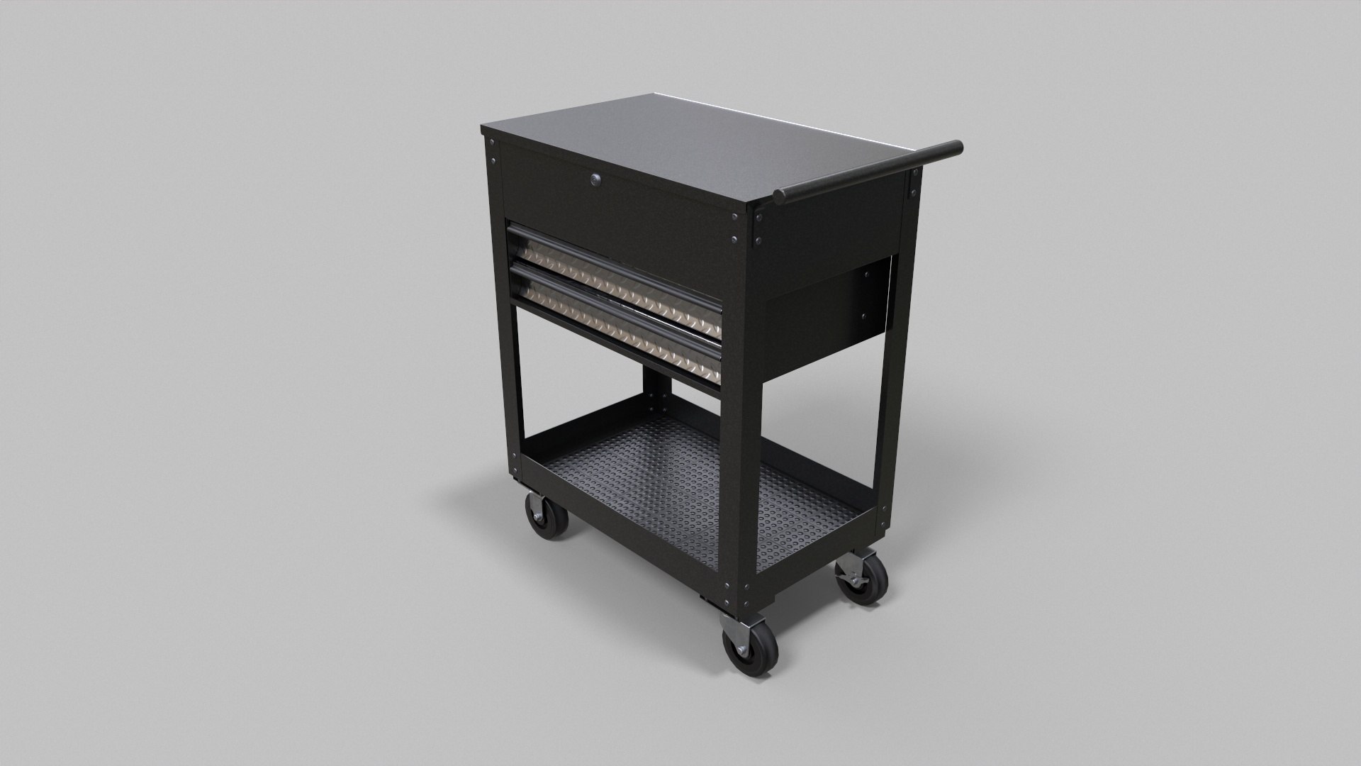 3D 1 Utility Cart Model - TurboSquid 2045139