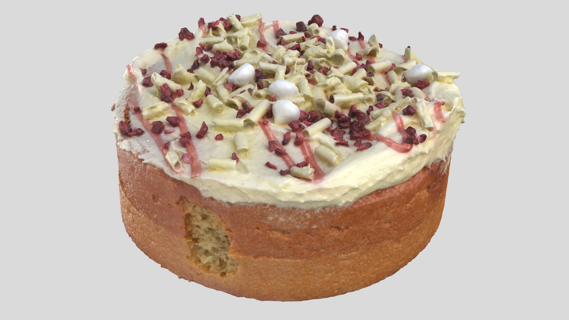 3D Model Eton Mess Cake - TurboSquid 1730466