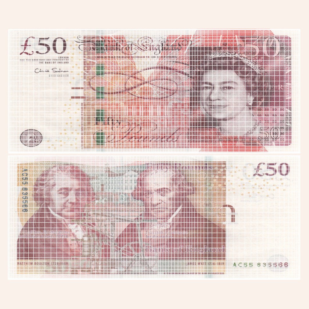 3D 50-pound-note---stack Model | 1145029 | TurboSquid