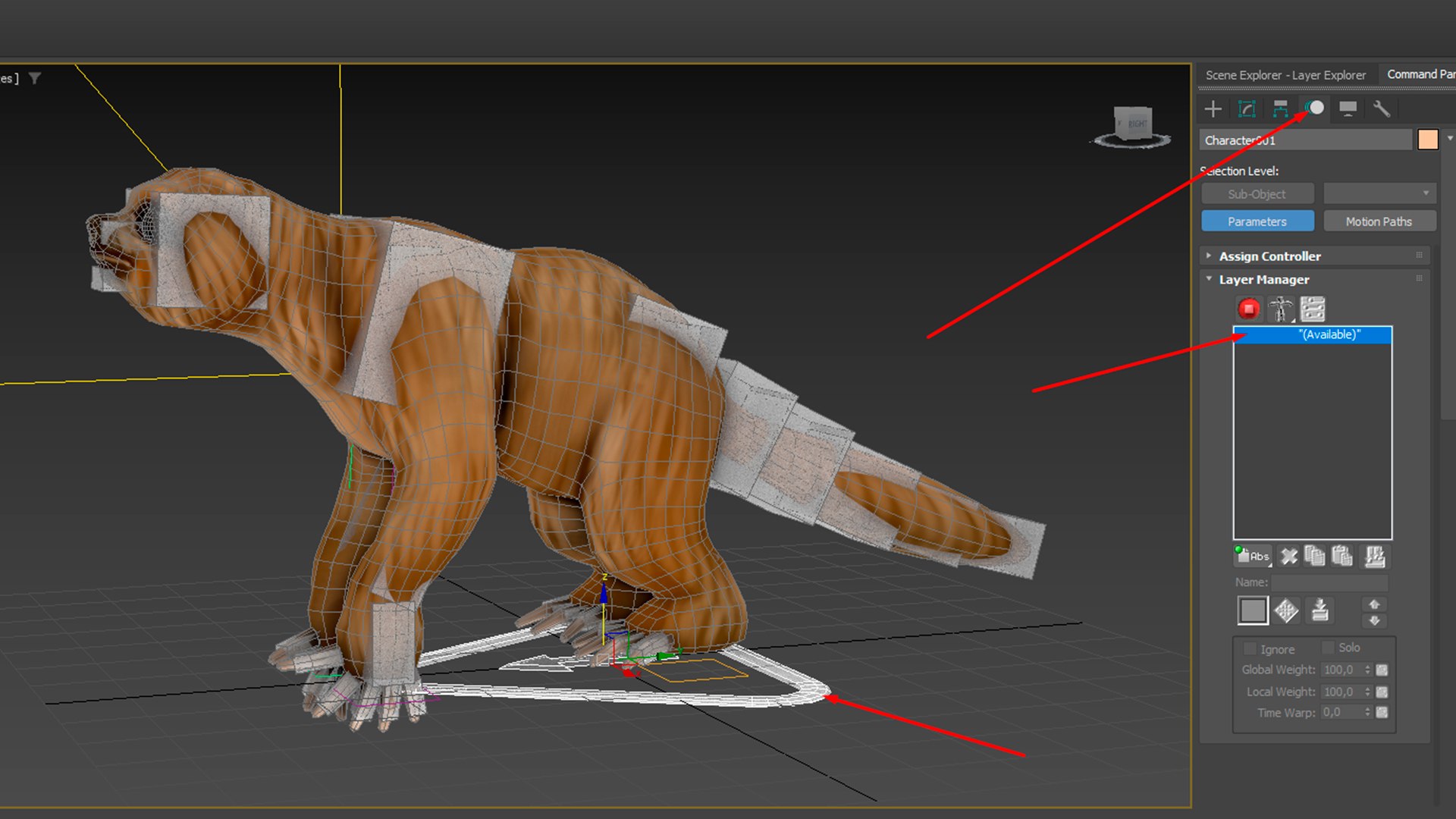3D Sloth Low-poly Model - TurboSquid 1461625