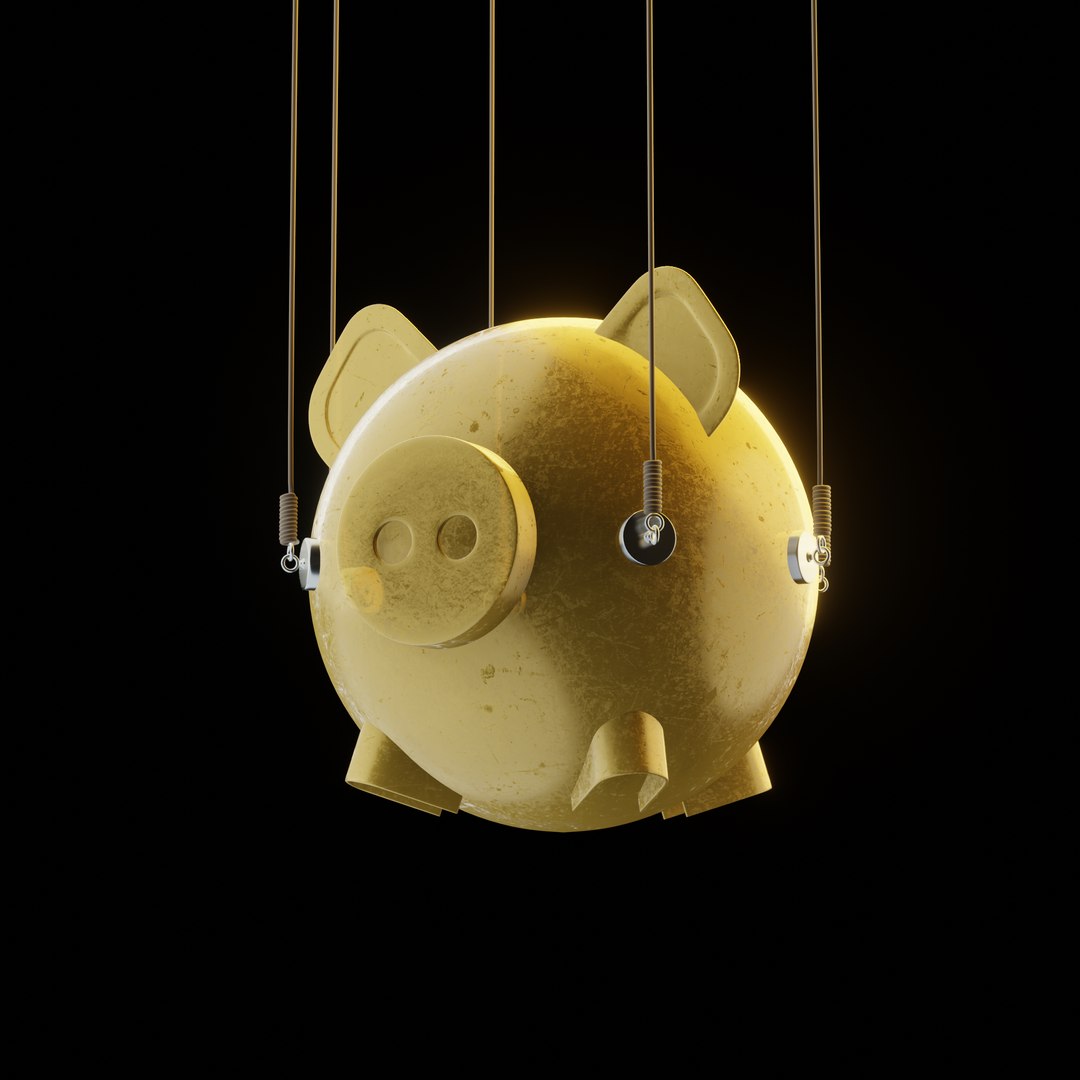 Piggy Money 3D Model - TurboSquid 2322574