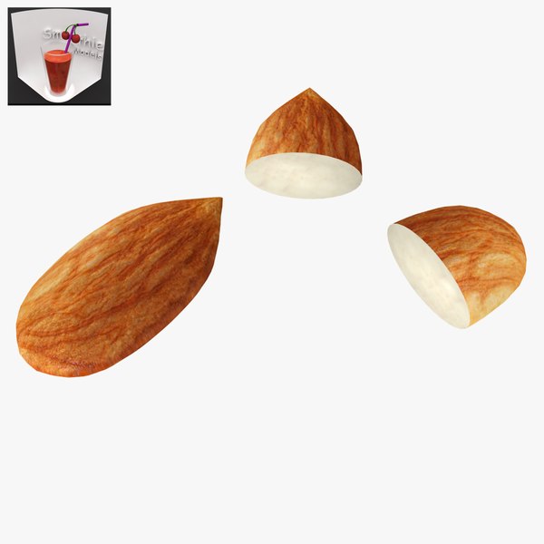 3D almond games fruit model - TurboSquid 1412907