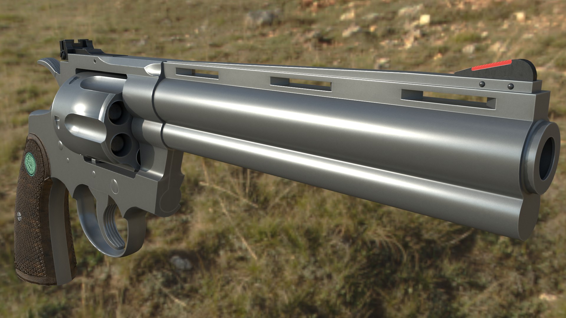 Modular Colt Python 3D - TurboSquid 1440016