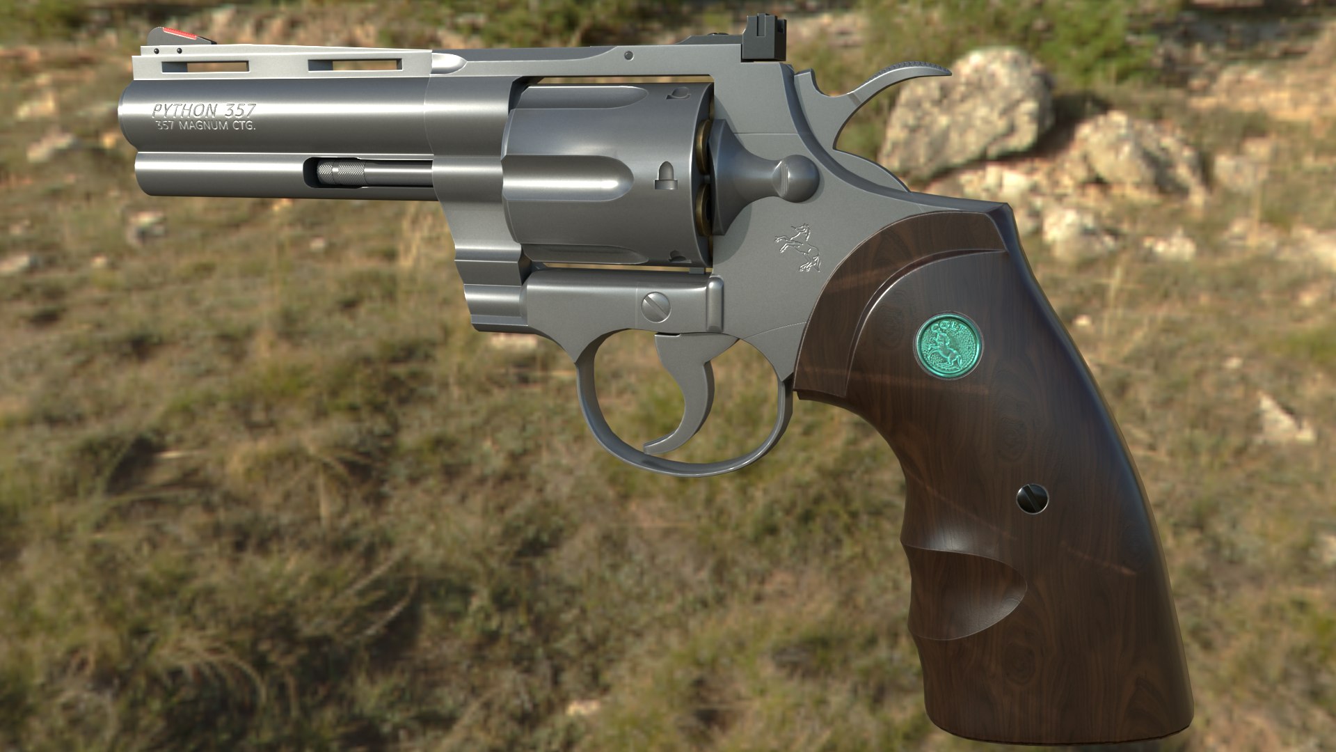 Modular Colt Python 3D - TurboSquid 1440016
