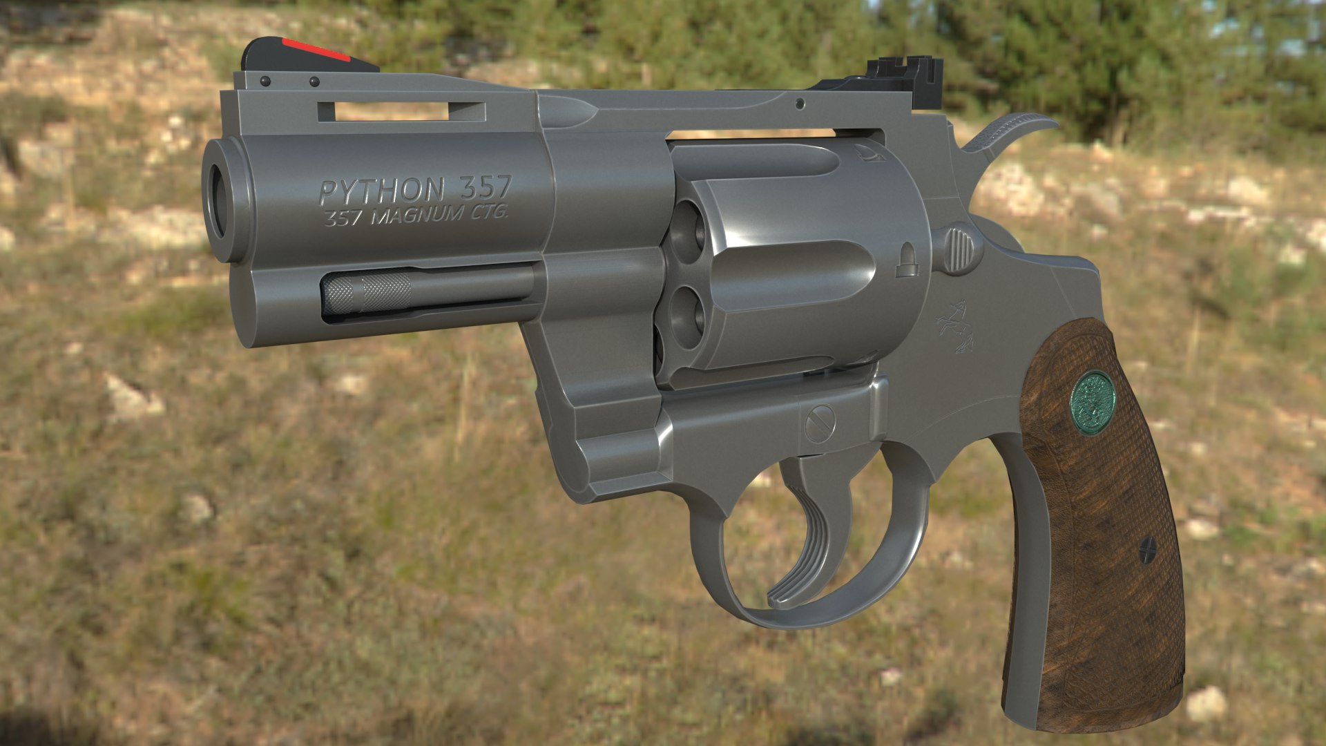 Modular Colt Python 3D - TurboSquid 1440016