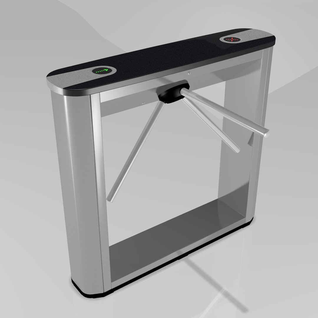 3d Model Perco Turnstile