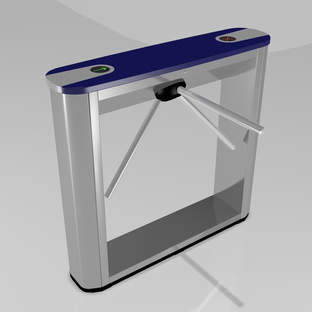 3d Model Perco Turnstile