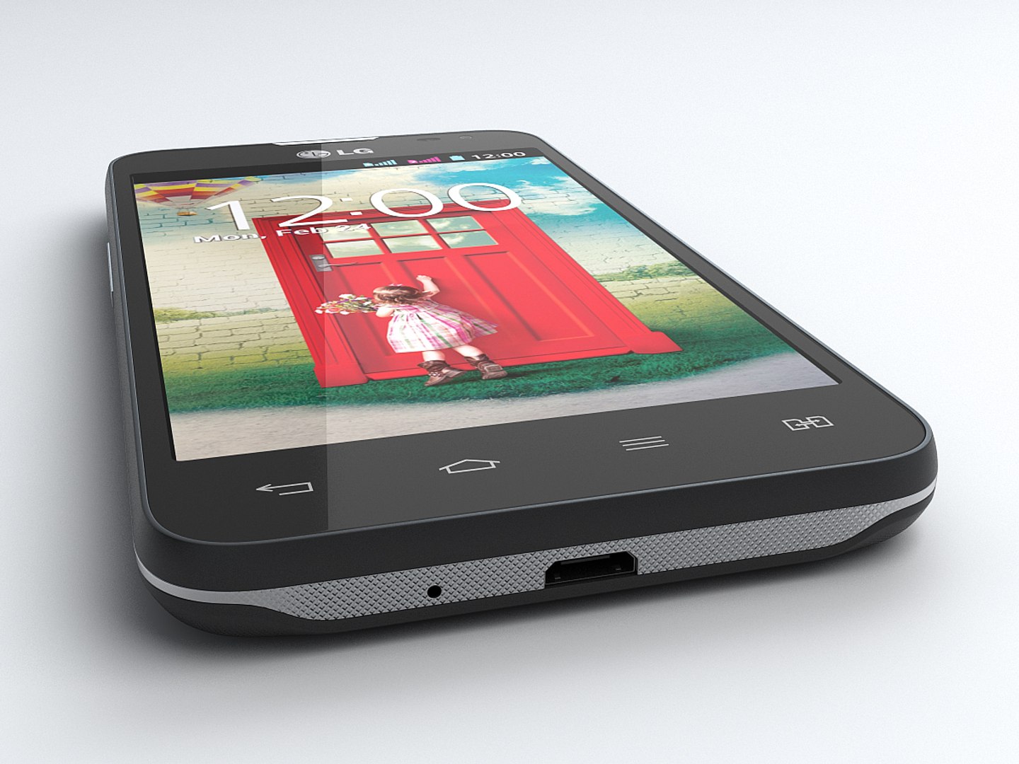 3d Model Lg L65 Dual D285