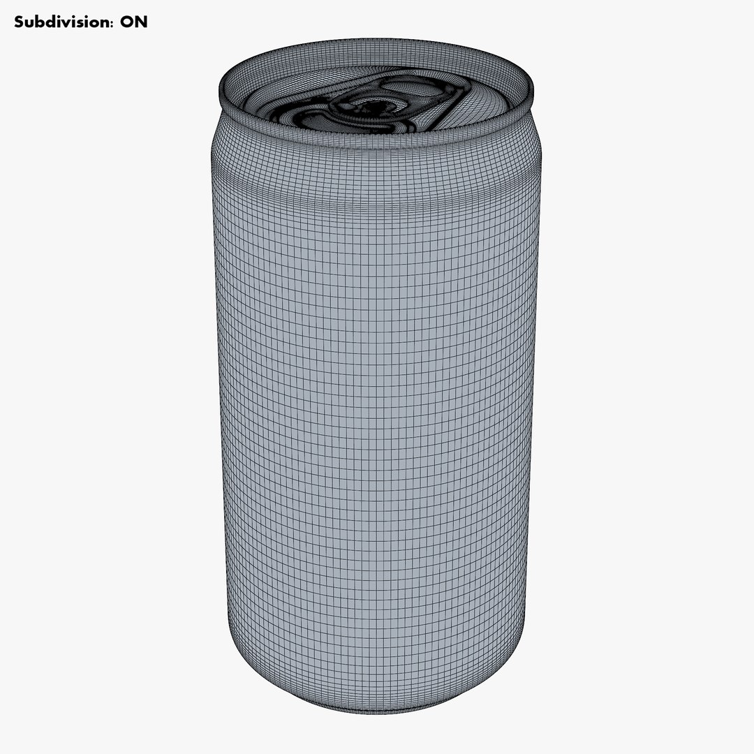 3D Model Aluminum Sleek Can 250ml V 1 - TurboSquid 1905195