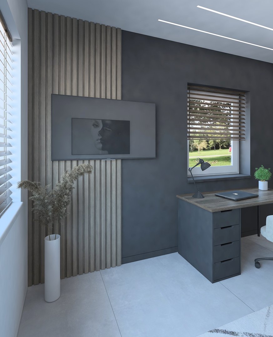 Wonderful Spacious Work Room Model - TurboSquid 1748752