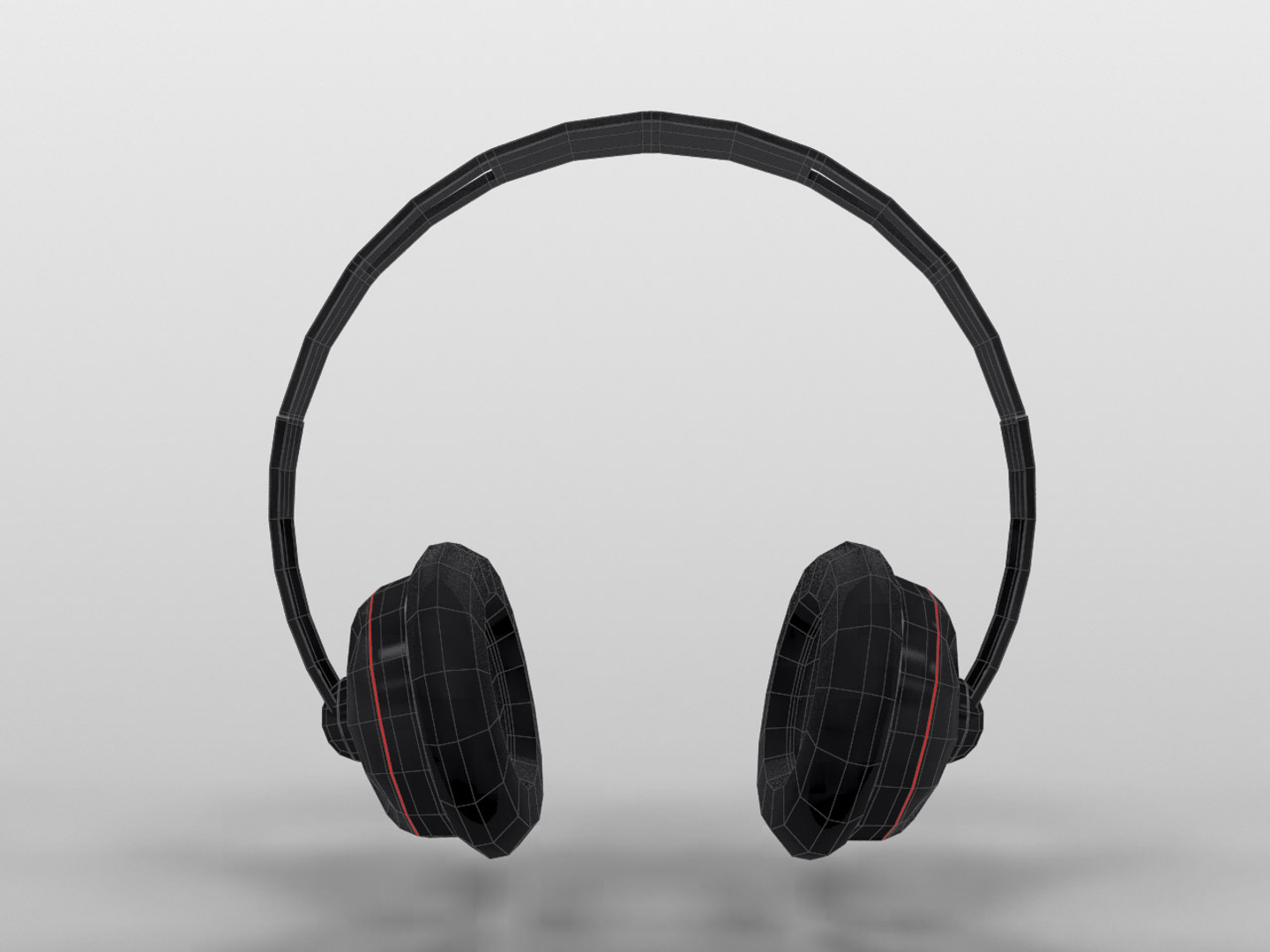 3d model of headphone