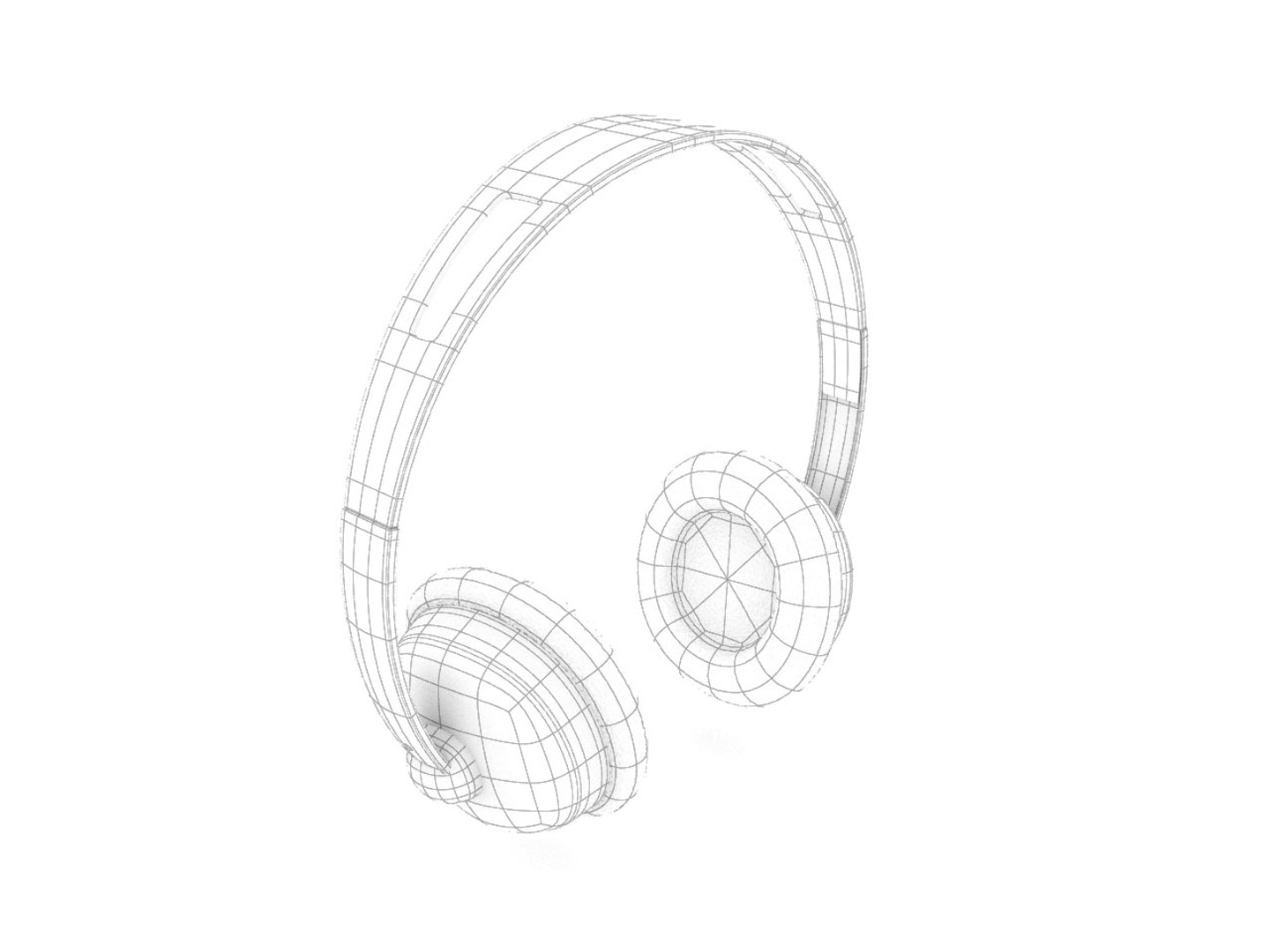 3d model of headphone