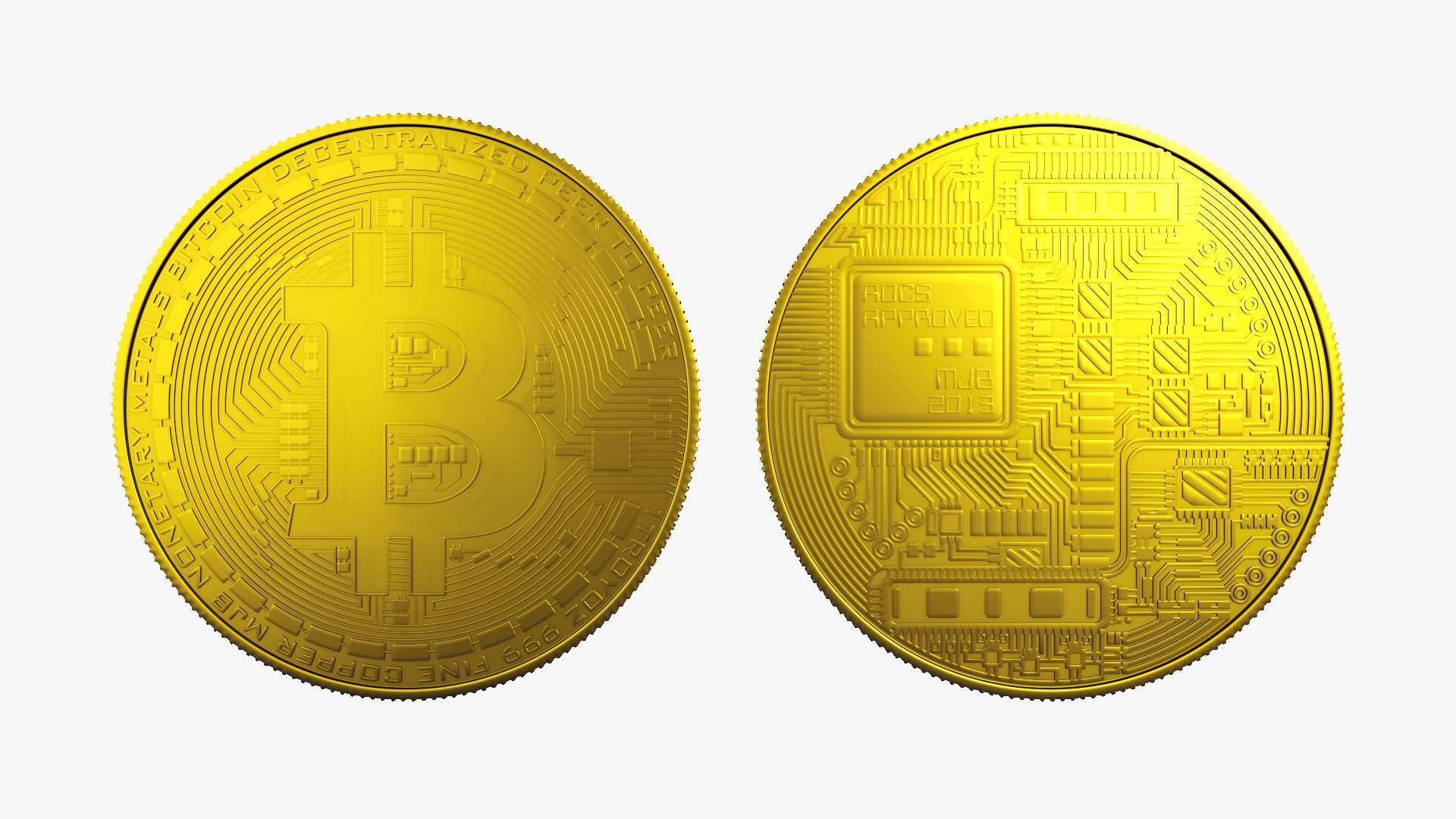 Bitcoin 3D Model - TurboSquid 1872132