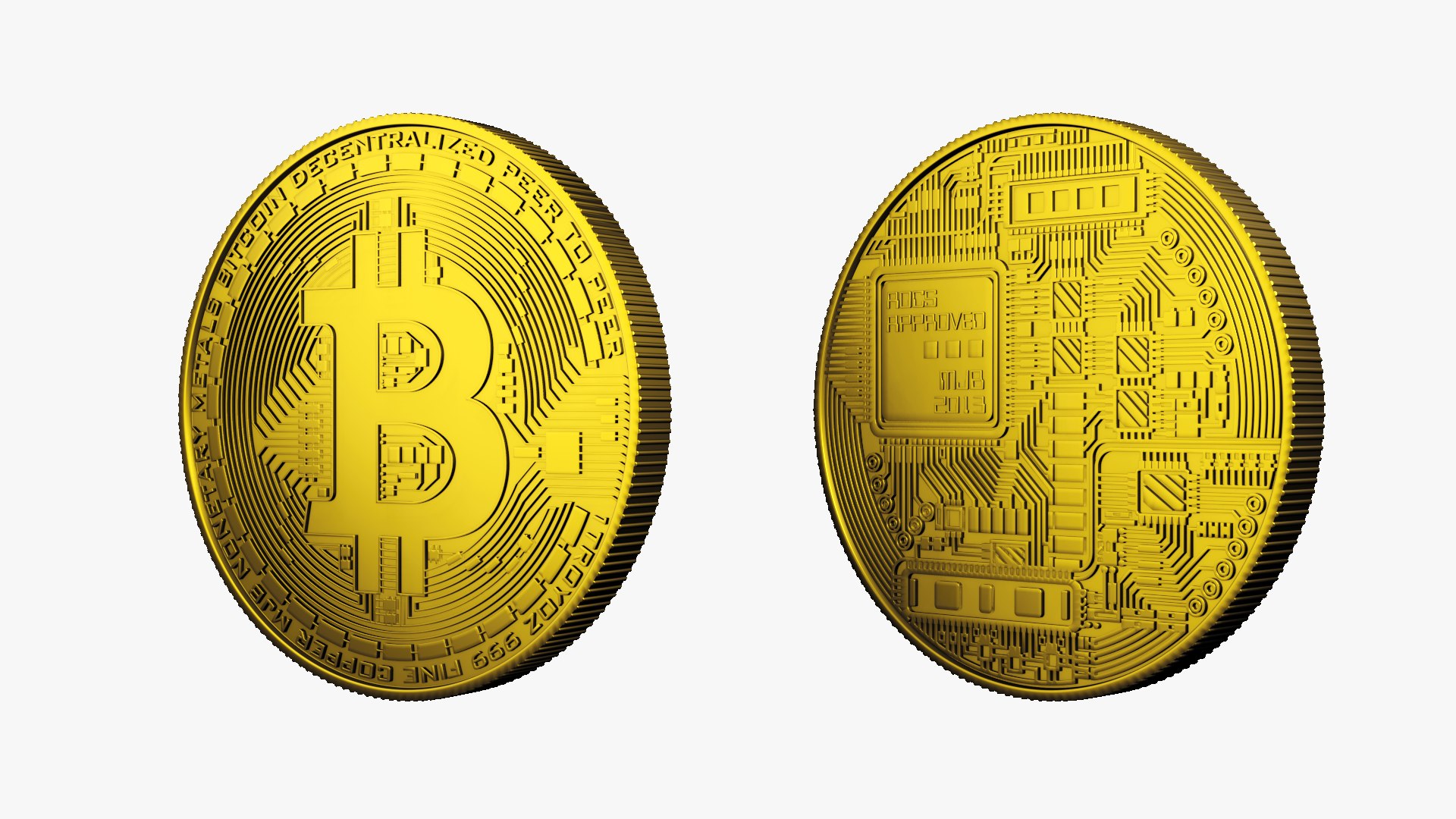 Bitcoin 3D Model - TurboSquid 1872132