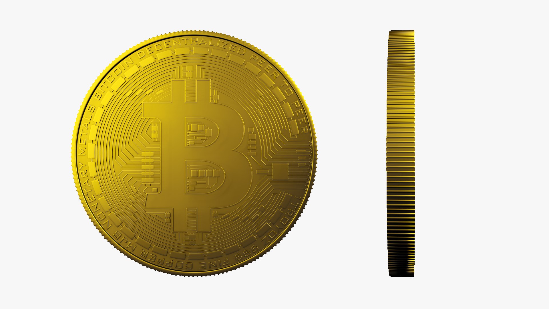 Bitcoin 3D Model - TurboSquid 1872132