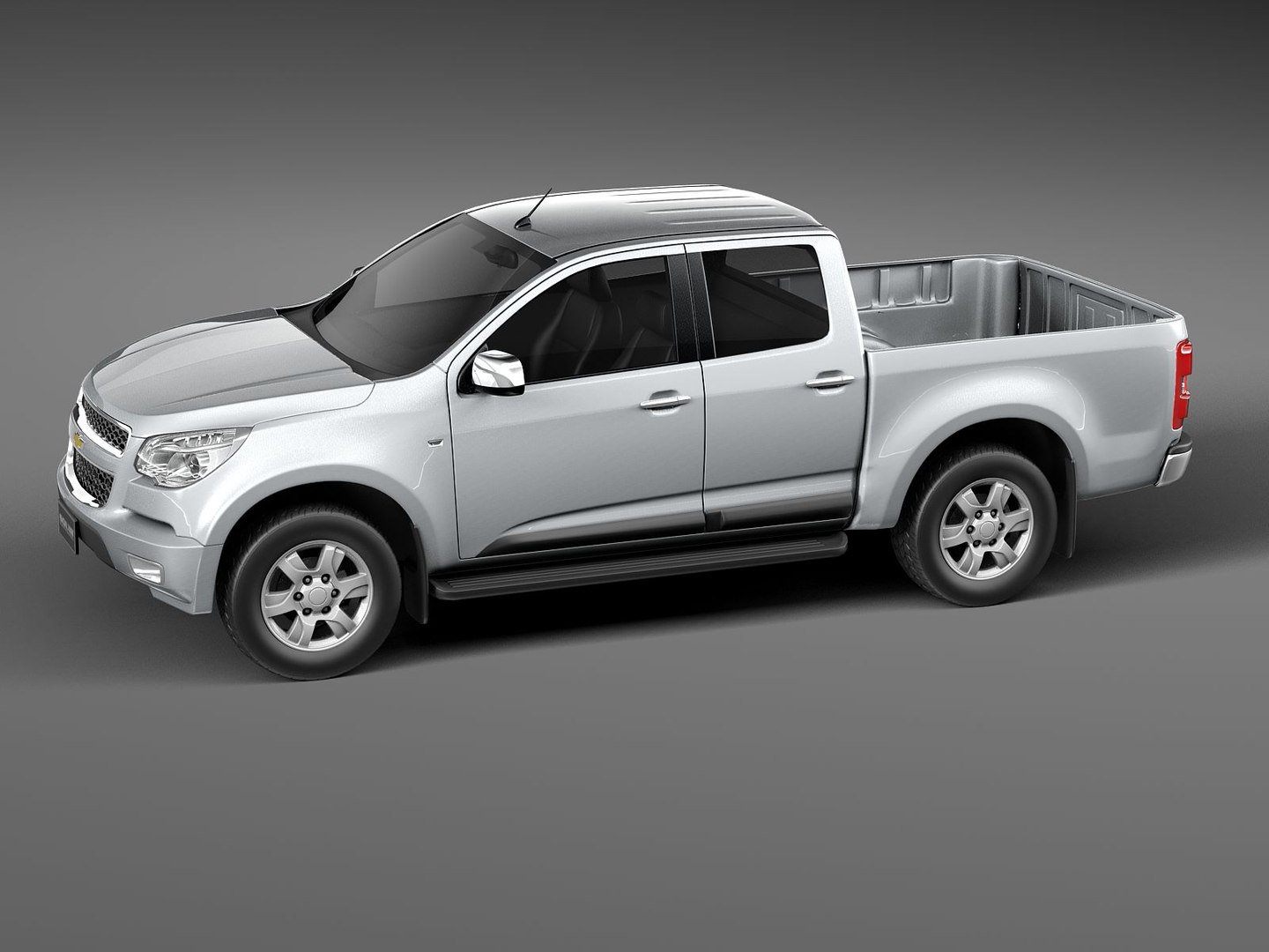 3d Chevrolet Colorado 2012 Pickup Model