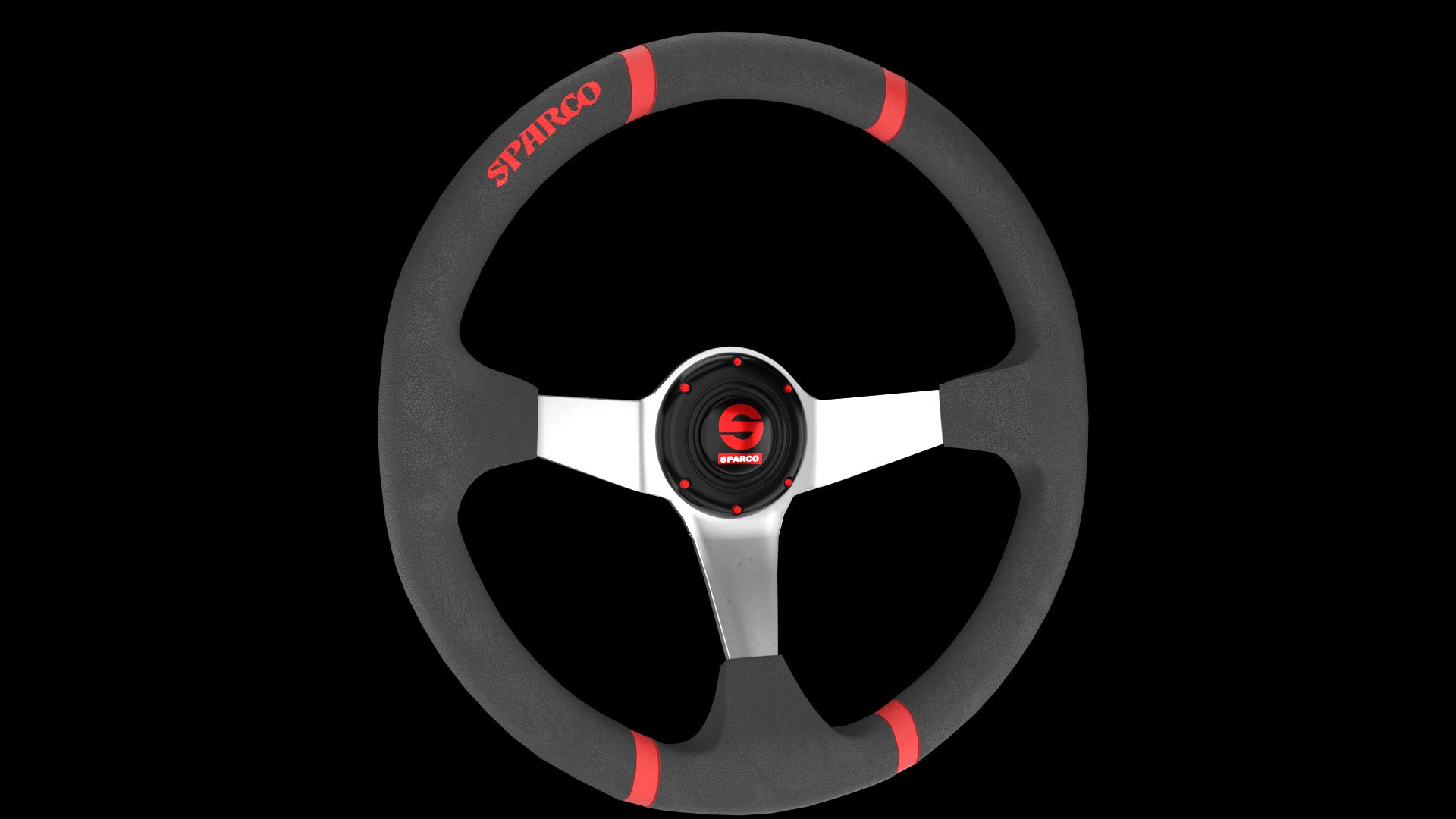 3D Sports Car Steering Wheel 03 Model - TurboSquid 2317992