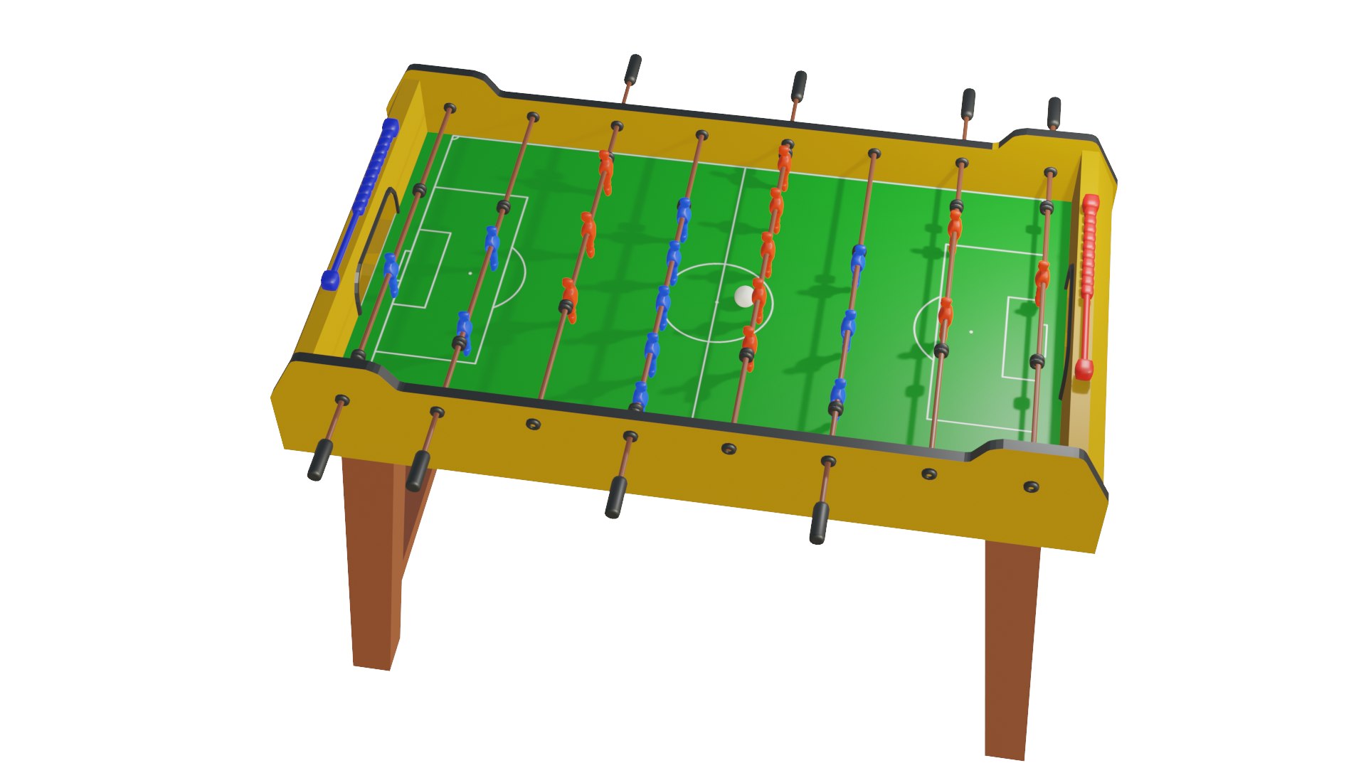 Table Football 3D Model - TurboSquid 1911143
