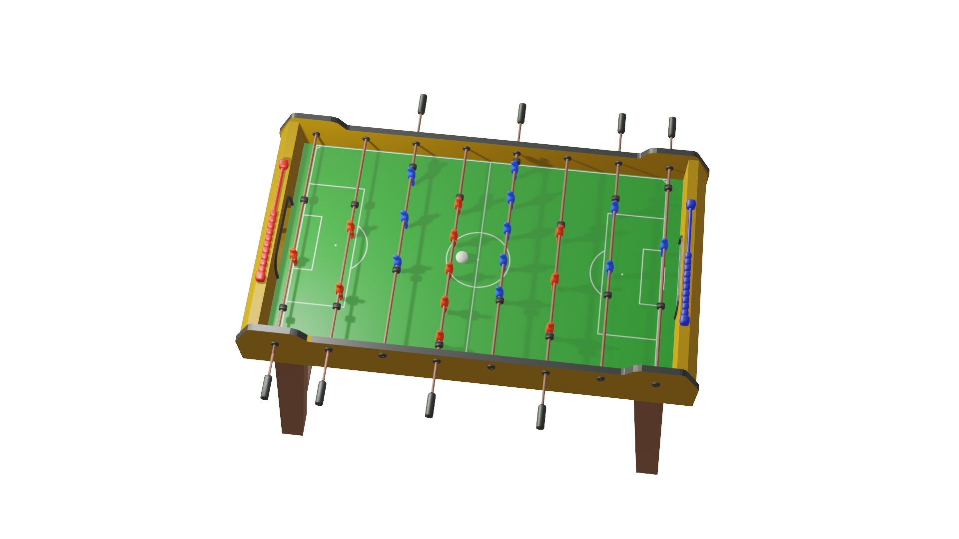 Table Football 3D Model - TurboSquid 1911143