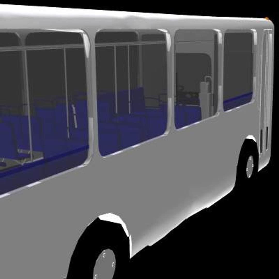 Commercial Bus Mesh 3ds