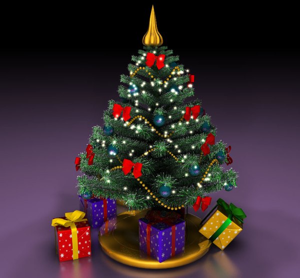 3d model christmas tree