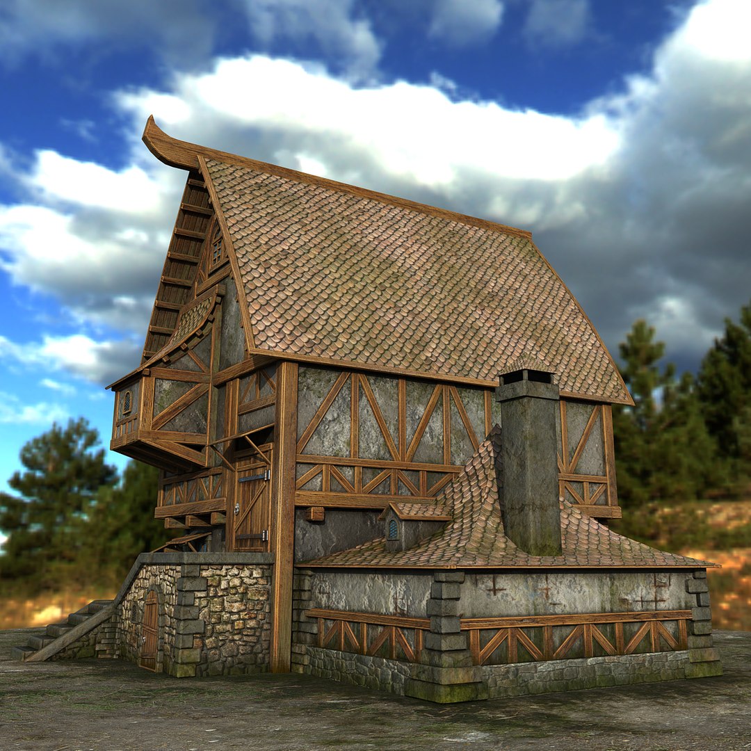 3D Village House - TurboSquid 1432965