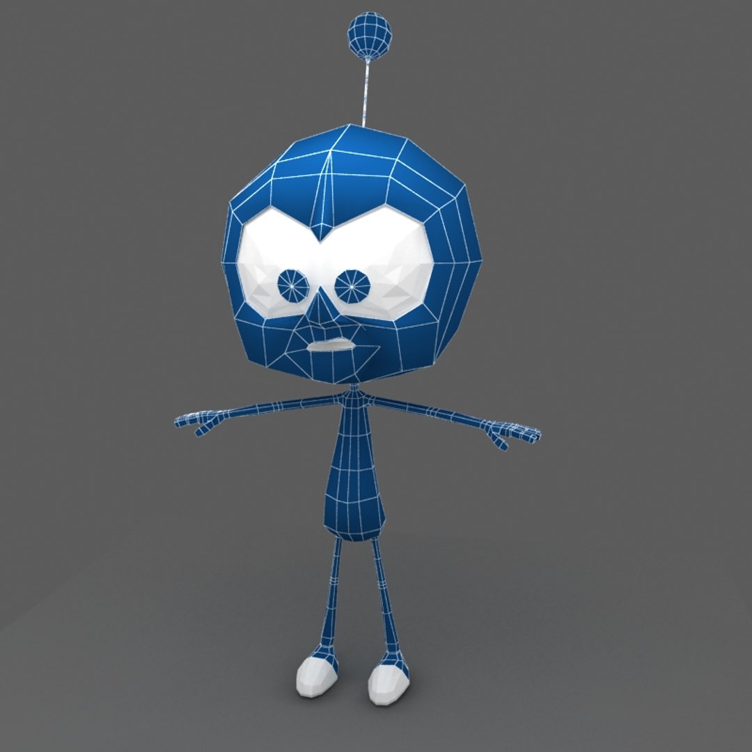 Alien Boy Character 3D Model - TurboSquid 1374056