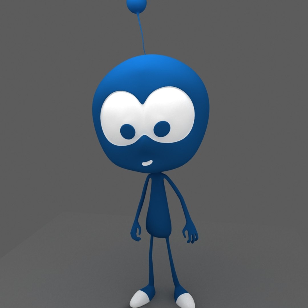 Alien Boy Character 3D Model - TurboSquid 1374056