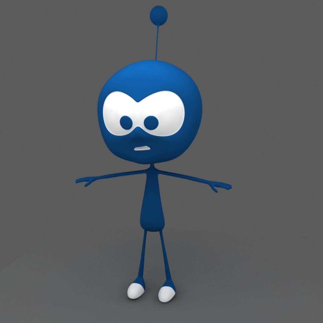 Alien Boy Character 3D Model - TurboSquid 1374056