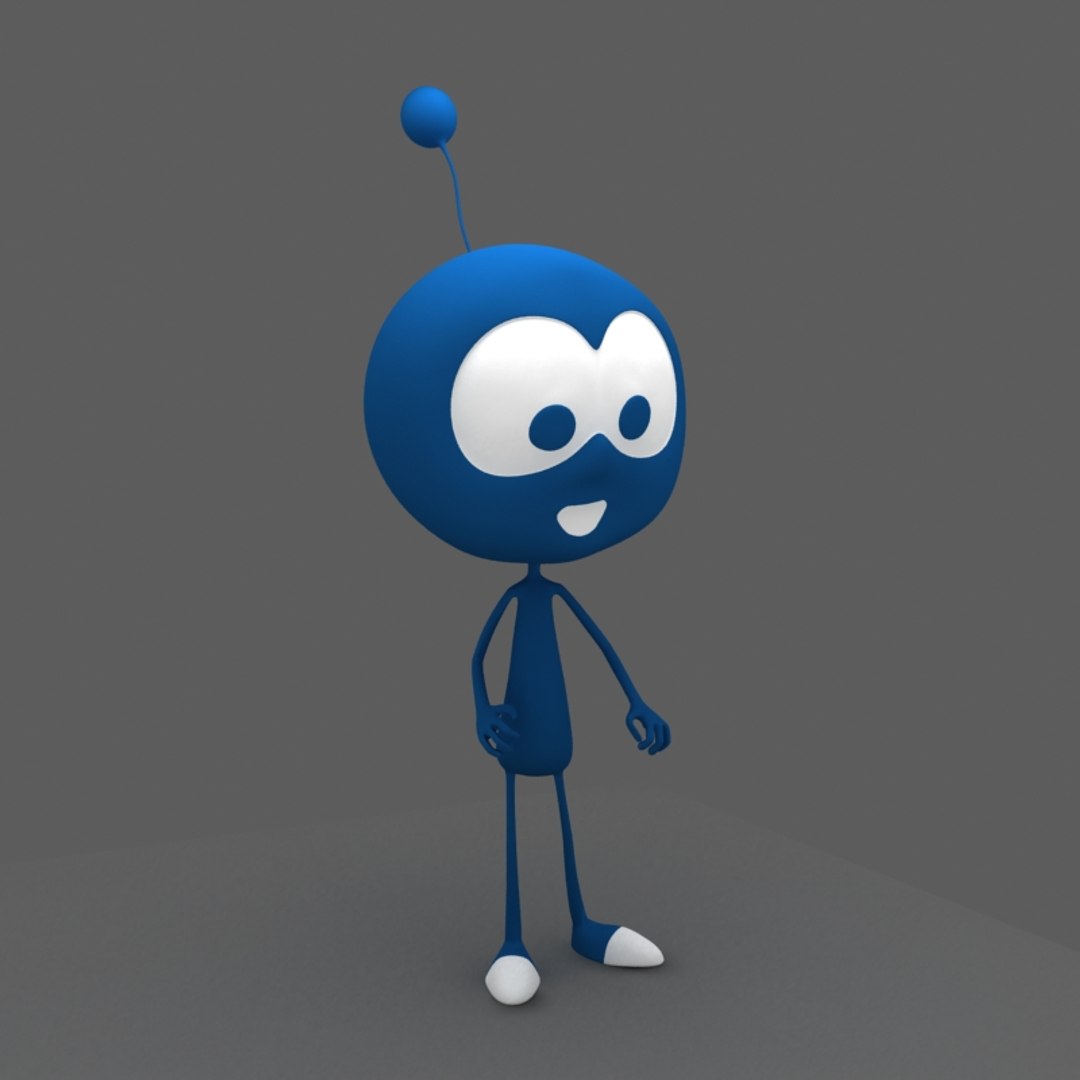 Alien Boy Character 3D Model - TurboSquid 1374056