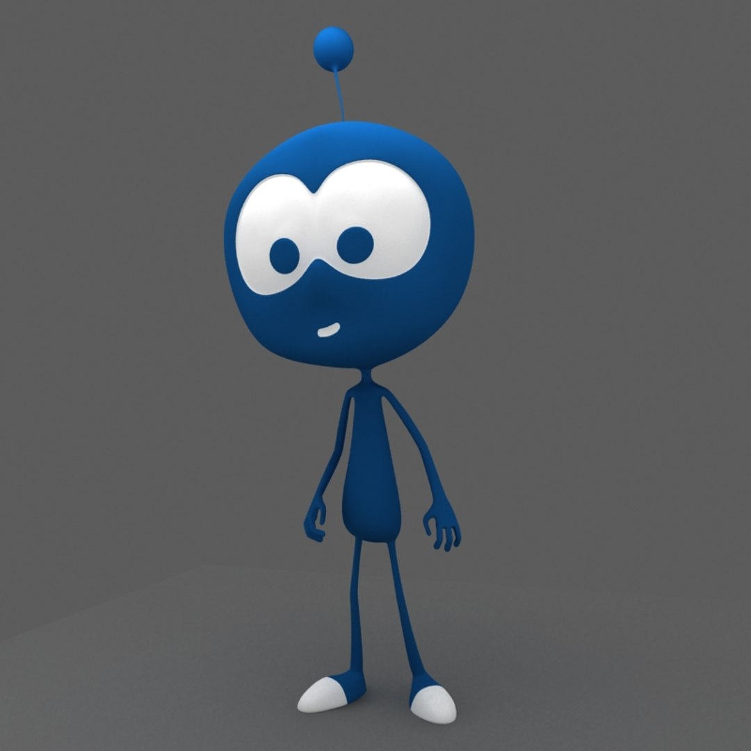 Alien Boy Character 3D Model - TurboSquid 1374056
