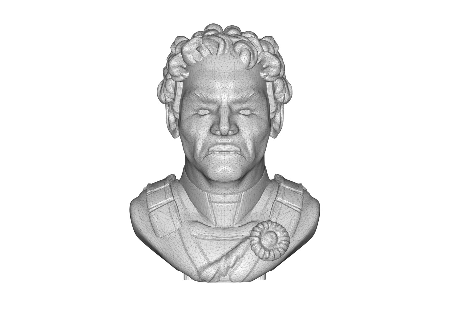3D Emperor Bust Model - TurboSquid 2349466