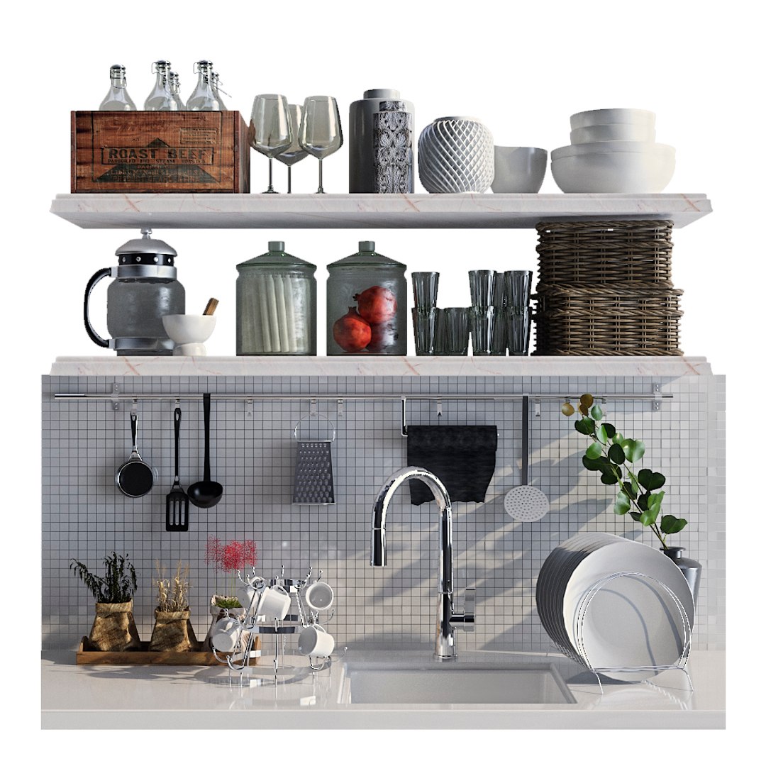 3D Shelves Storage - TurboSquid 1471219