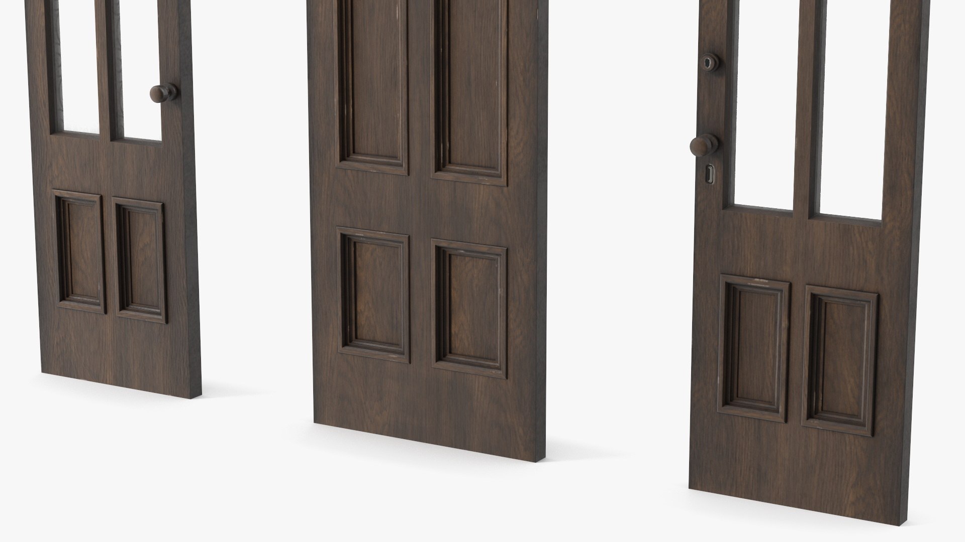 3D Model Baroque Wooden Doors - TurboSquid 2279853