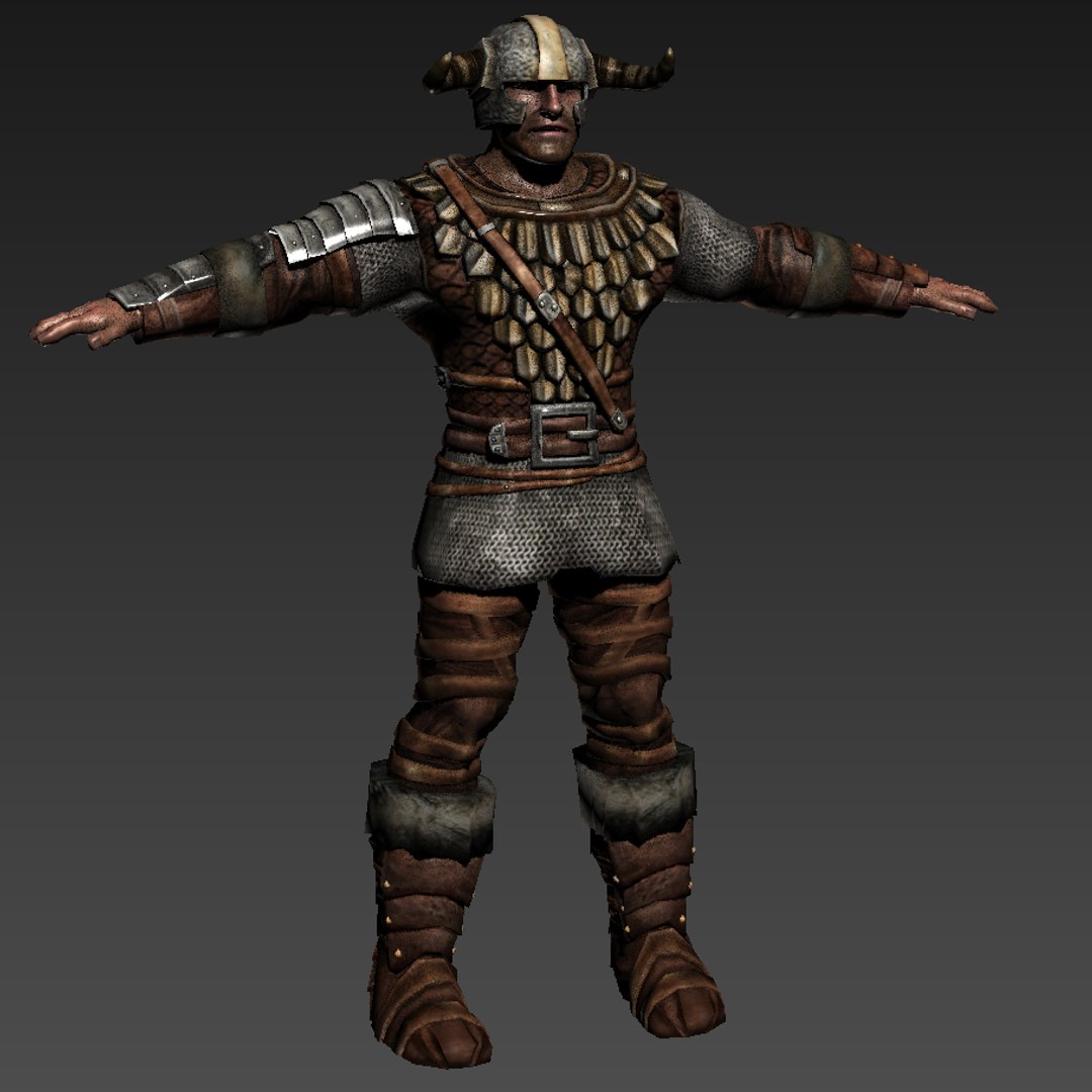 Ragnar Helmet 3d Max