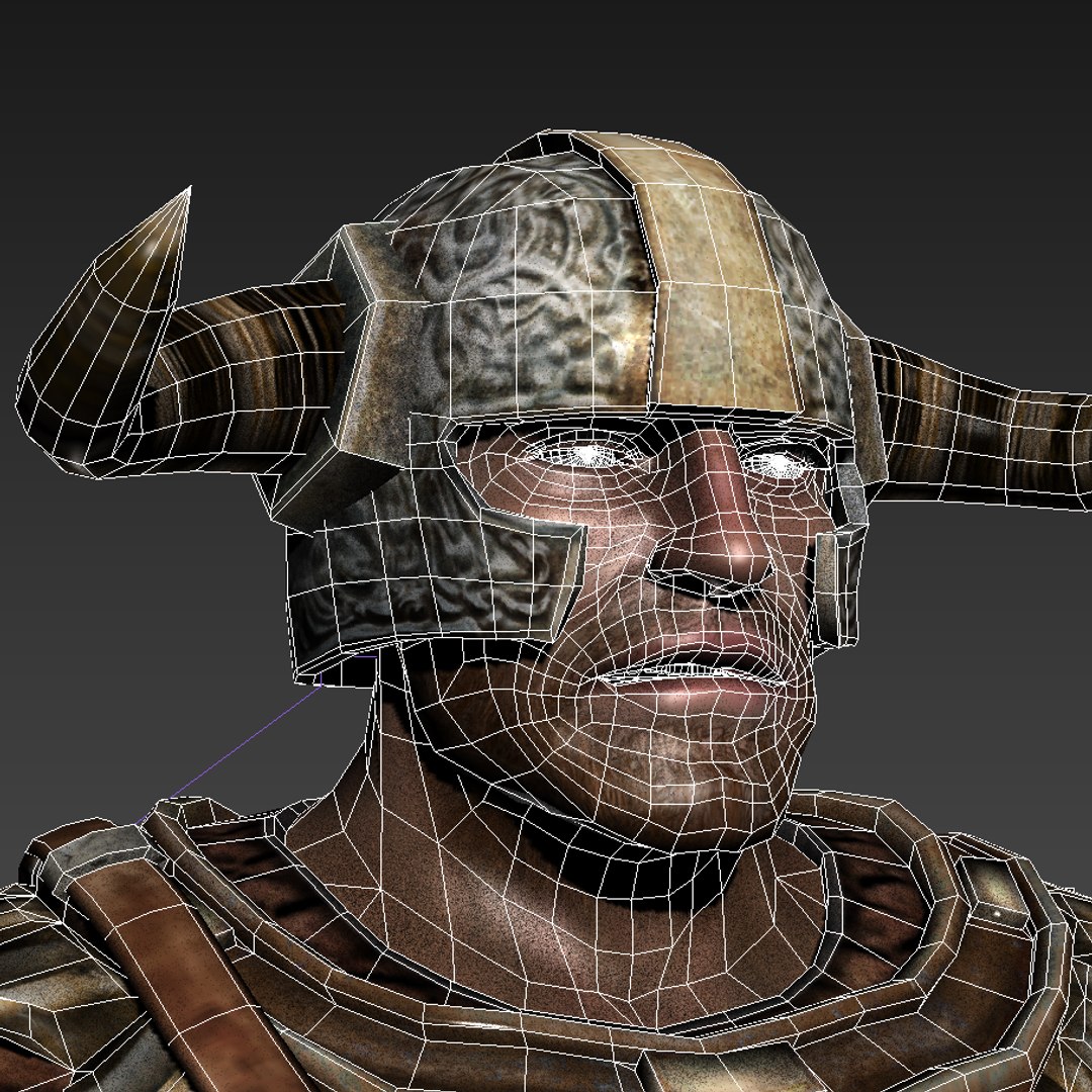 Ragnar Helmet 3d Max
