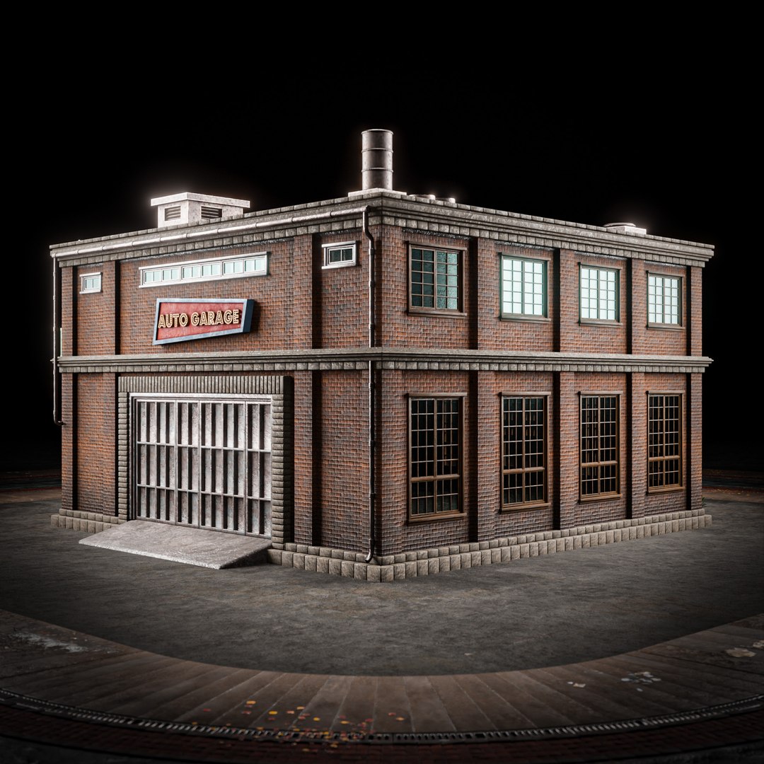 3D Model URBAN OLD BUILDING HORROR 1 - TurboSquid 2220562
