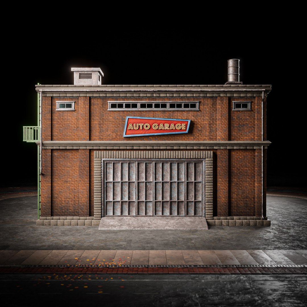 3D Model URBAN OLD BUILDING HORROR 1 - TurboSquid 2220562