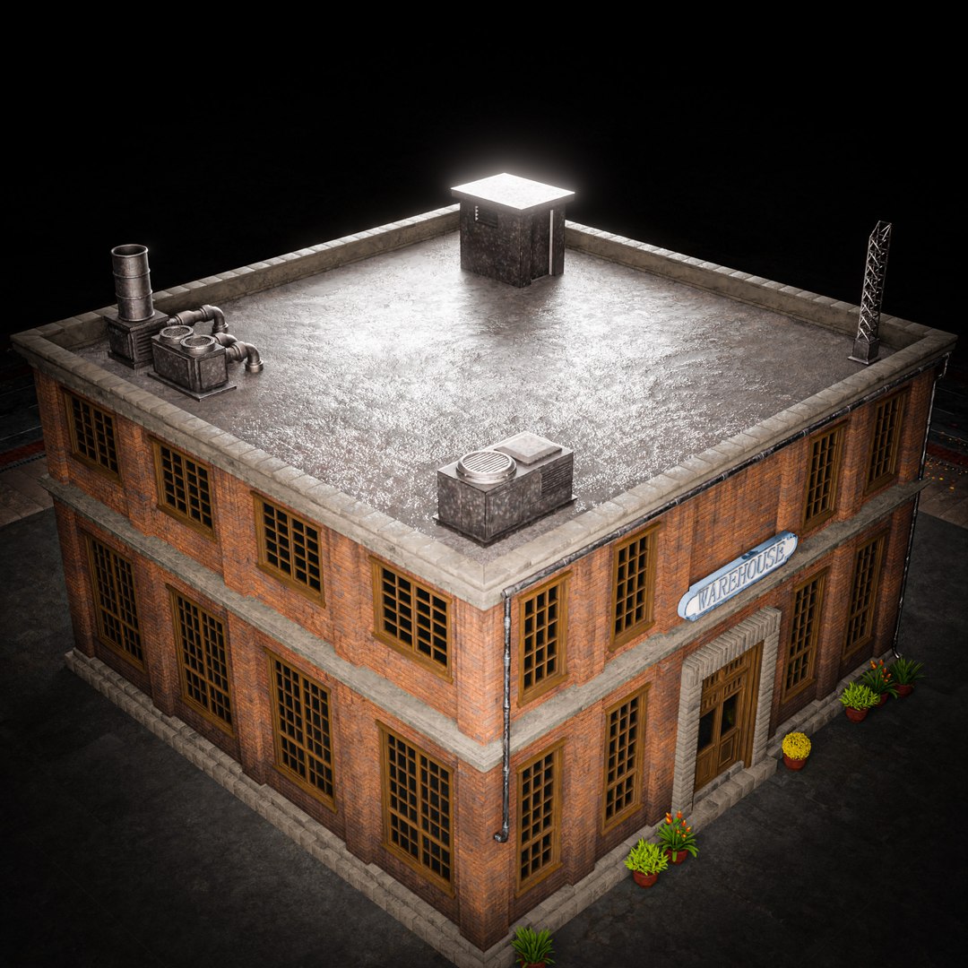 3D Model URBAN OLD BUILDING HORROR 1 - TurboSquid 2220562
