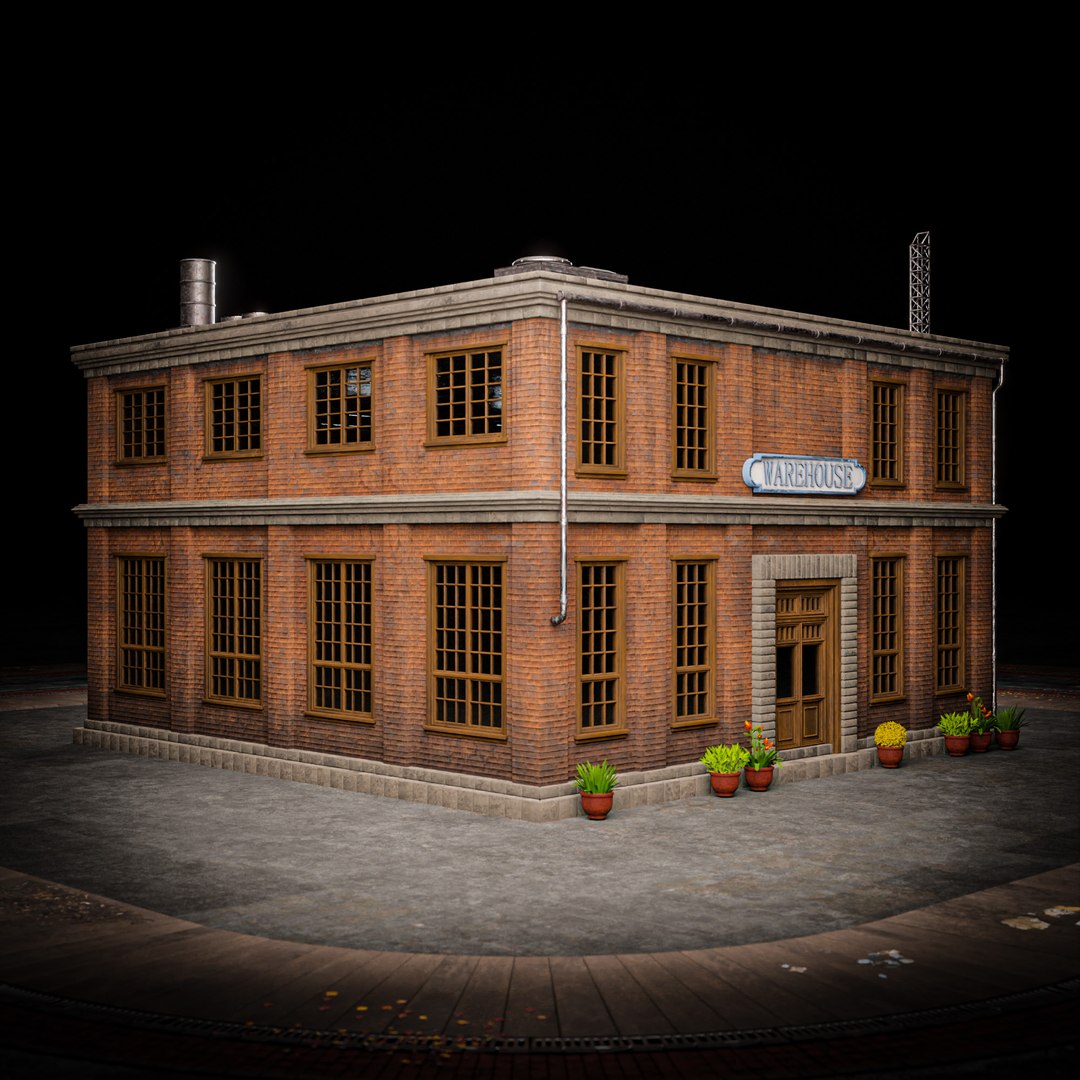 3D Model URBAN OLD BUILDING HORROR 1 - TurboSquid 2220562