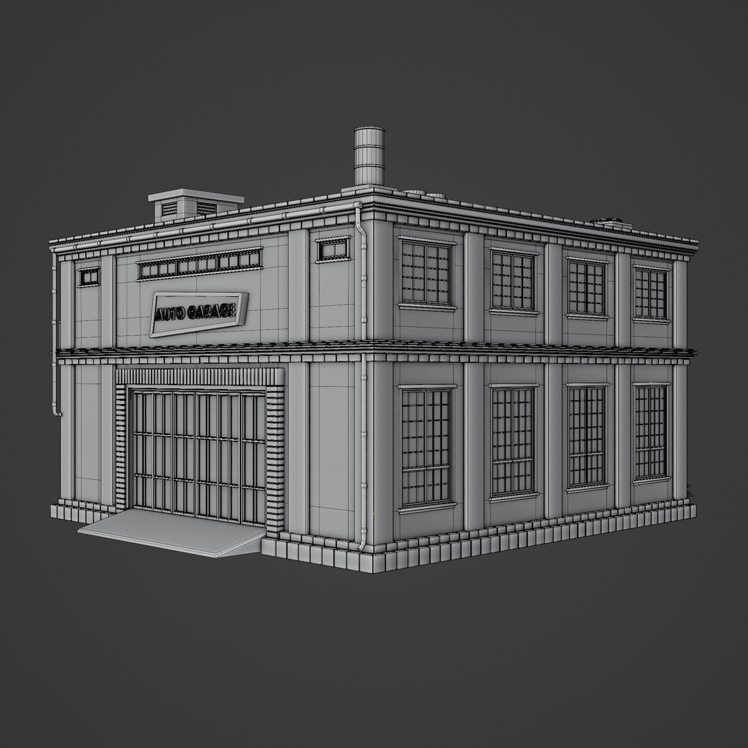 3D Model URBAN OLD BUILDING HORROR 1 - TurboSquid 2220562