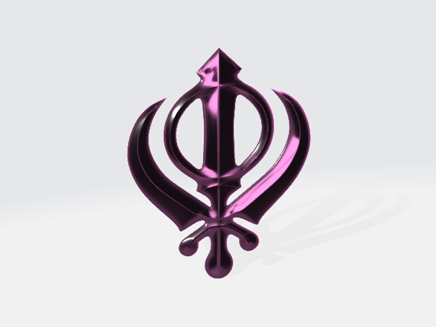 3D Sikh Khanda Model - TurboSquid 1397983