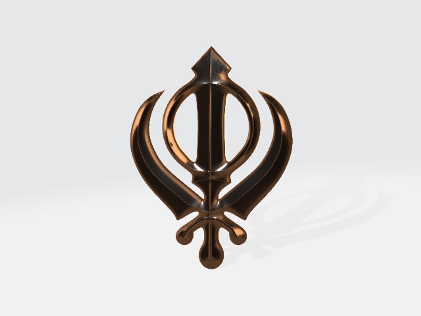 3D Sikh Khanda Model - TurboSquid 1397983